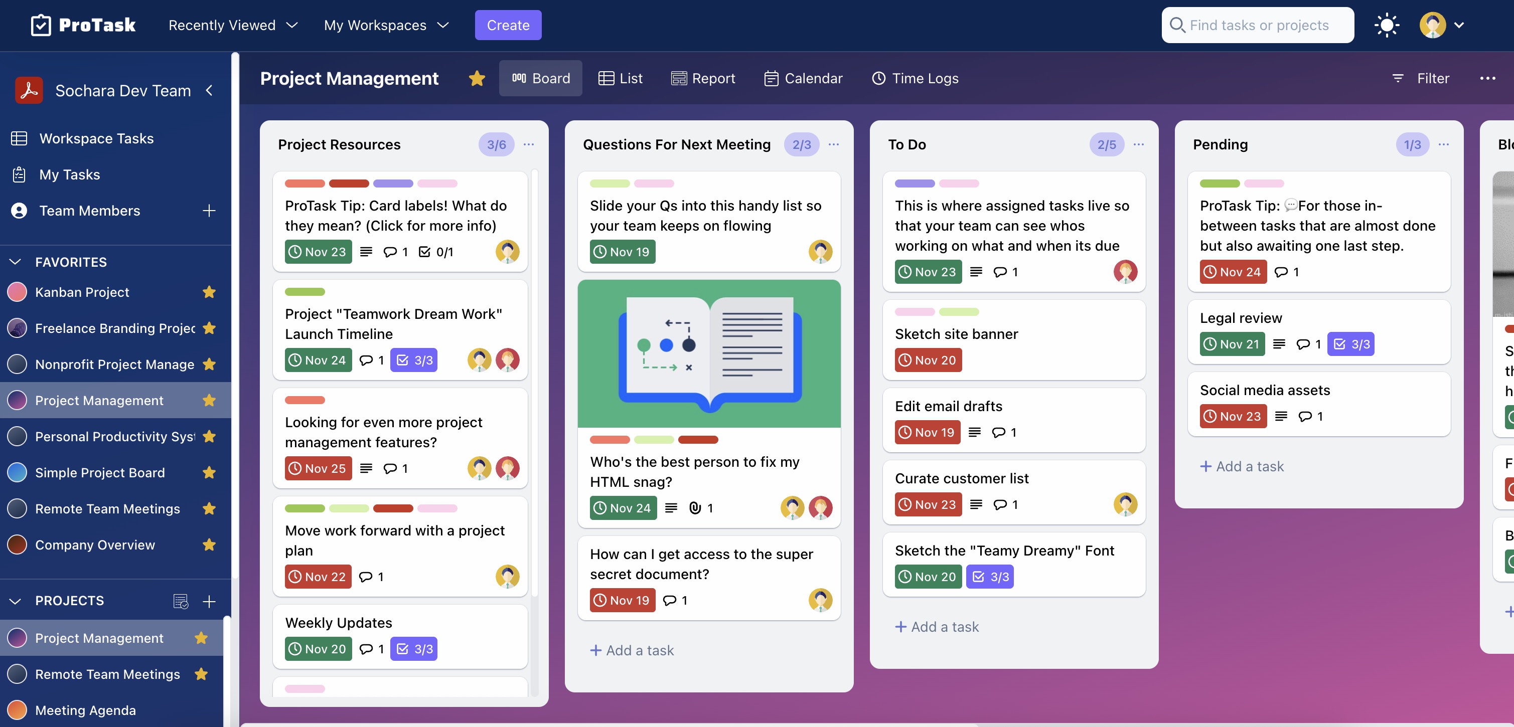 Pro-Task | Organize, Track, and Accomplish More. Together.