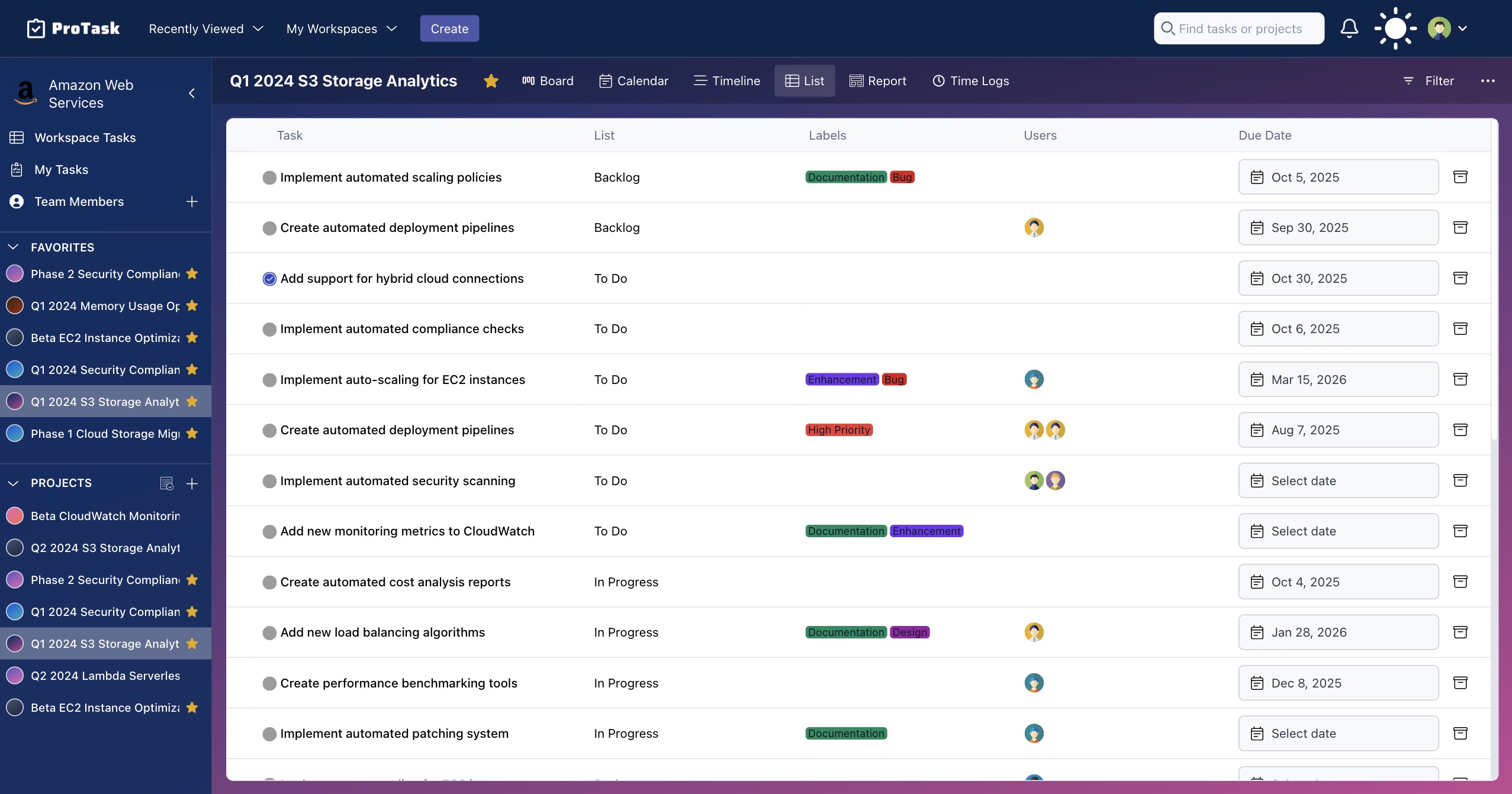 Pro-Task | Organize, Track, and Accomplish More. Together.